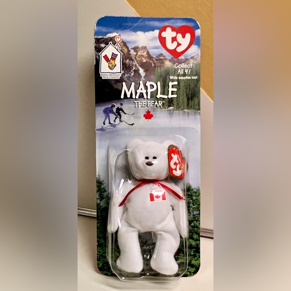 Ty | Toys | 999 1993 Mcdonalds Ty Teenie Beanie Babies Maple The Bear ...